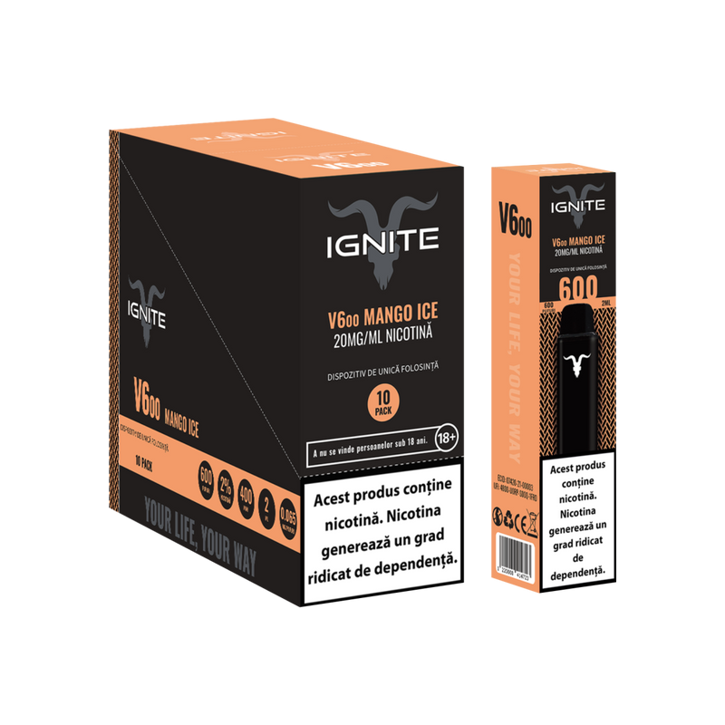 IGNITE ROMANIA | Shop Quality Disposable Vape | IGNITE V600